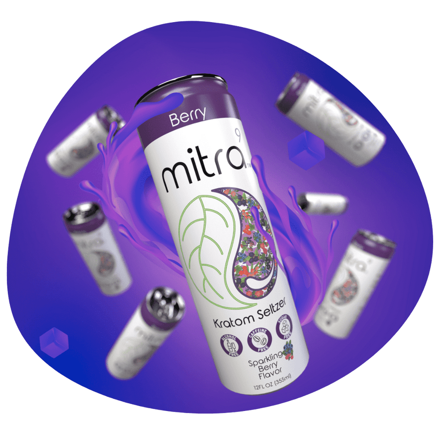 Mitra9 Berry Kratom Seltzer - Mitra-9