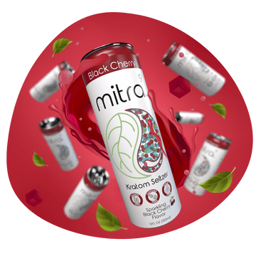 Mitra9 Black Cherry Kratom Seltzer - Mitra-9