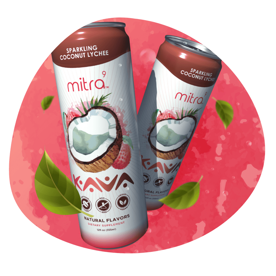 Coconut Lychee Kava Drink - Mitra-9