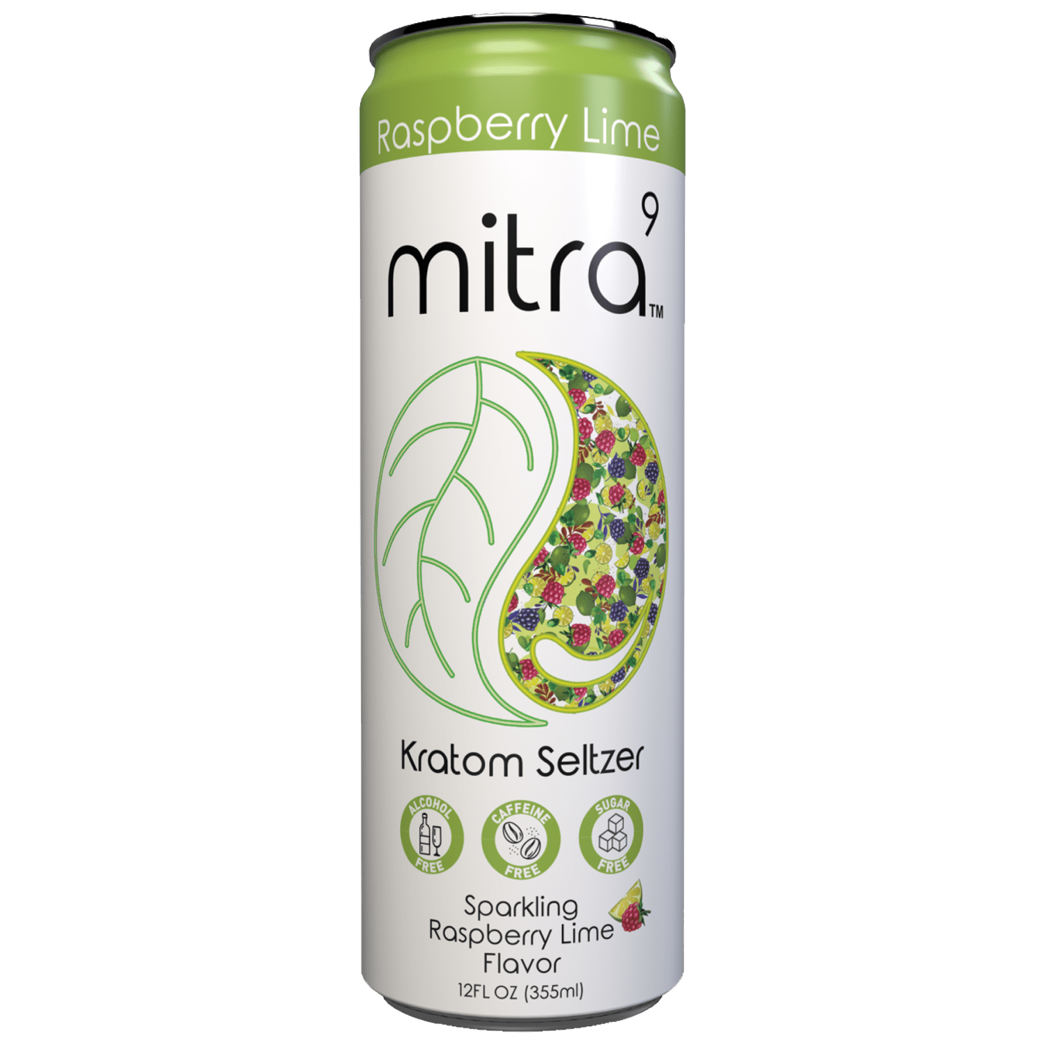 Raspberry Lime Kratom Seltzer - Mitra-9