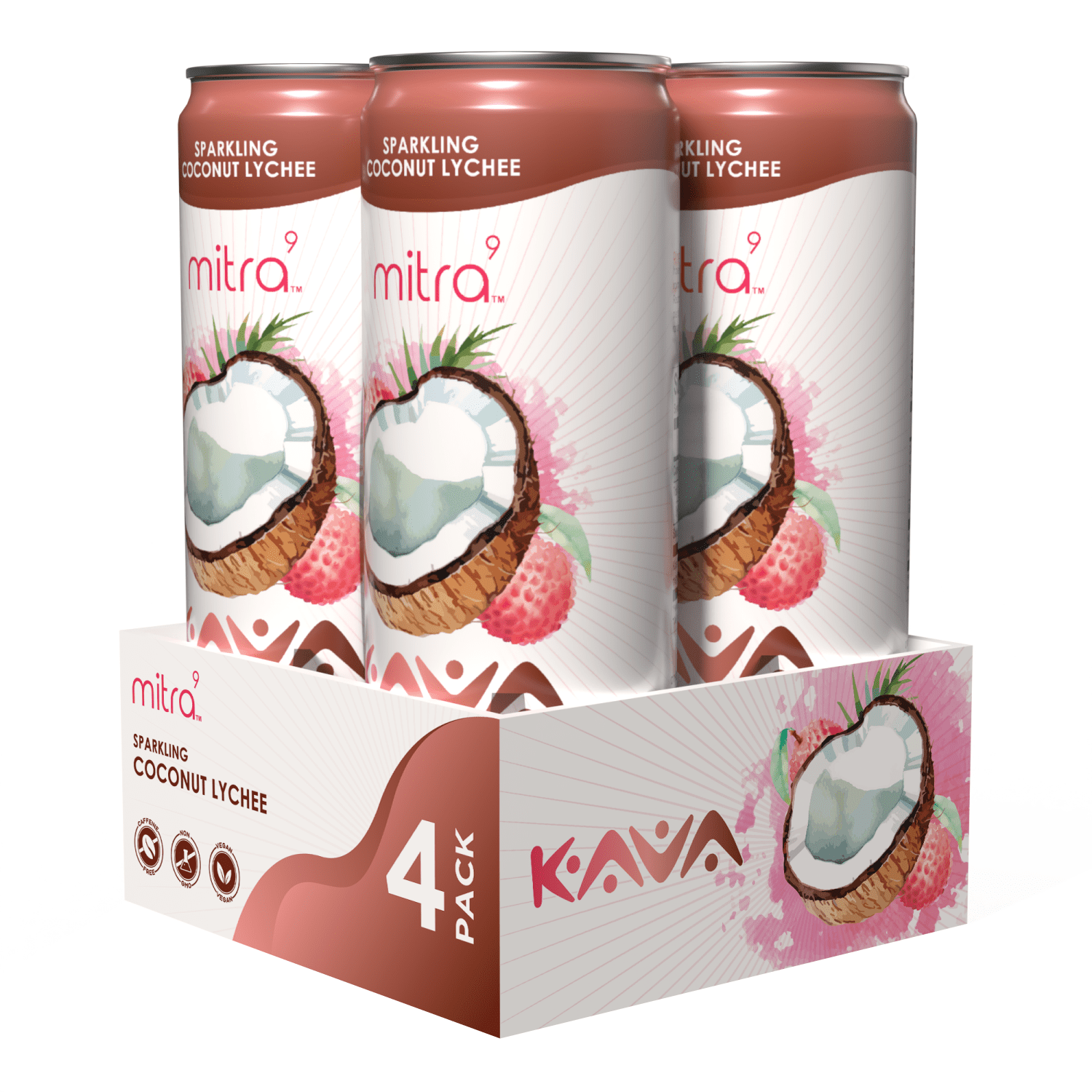 Coconut Lychee Kava Drink - Mitra-9